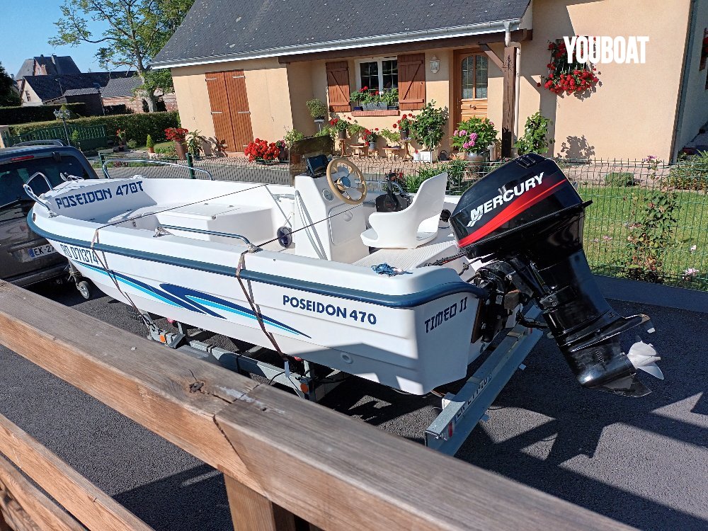 Vente Poseidon Fish 470 T occasion - Bateau à Moteur de Pêche à Les ...