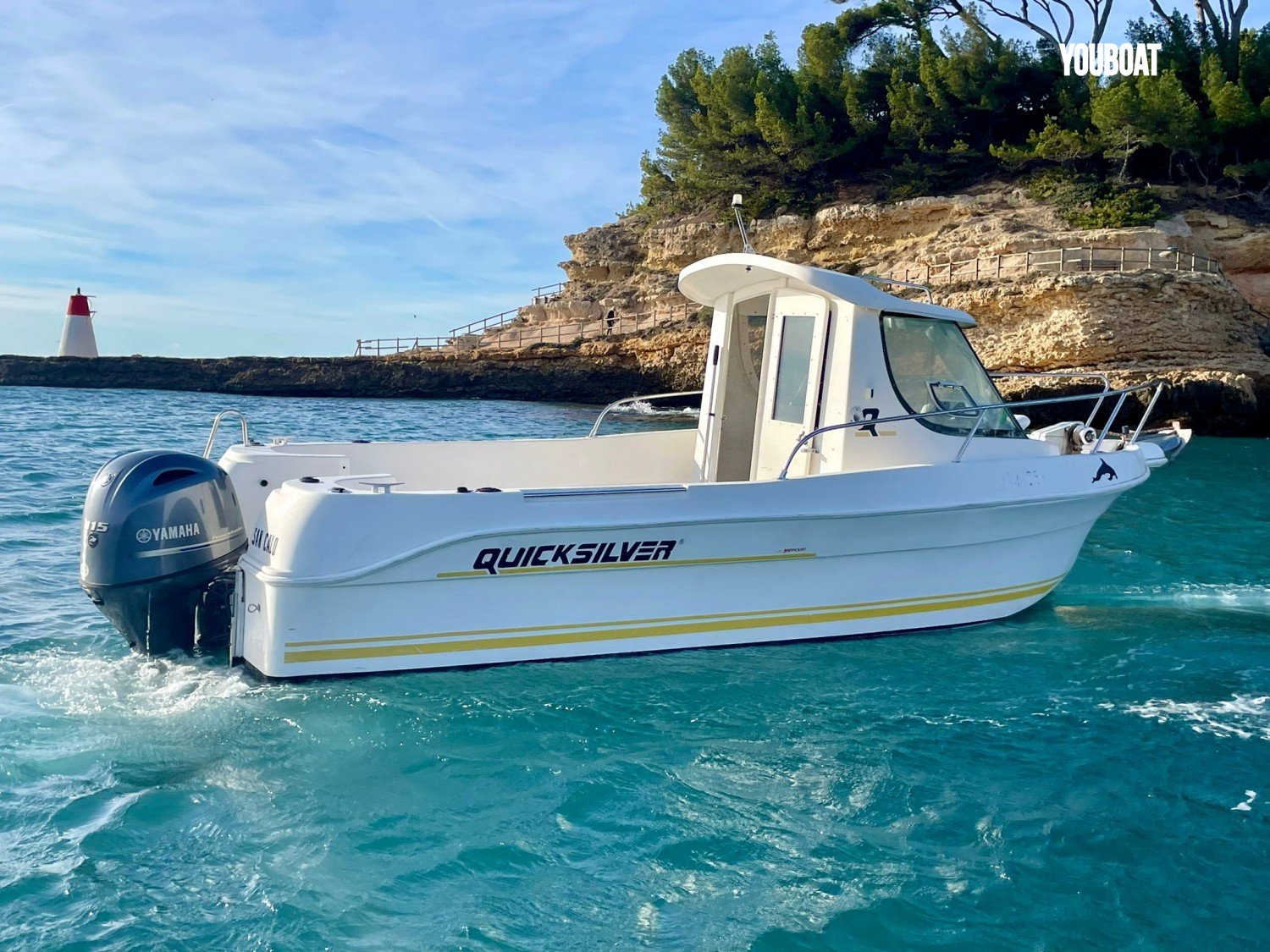 Vente Quicksilver 620 Pilothouse occasion - Bateau à Moteur avec Cabine ...