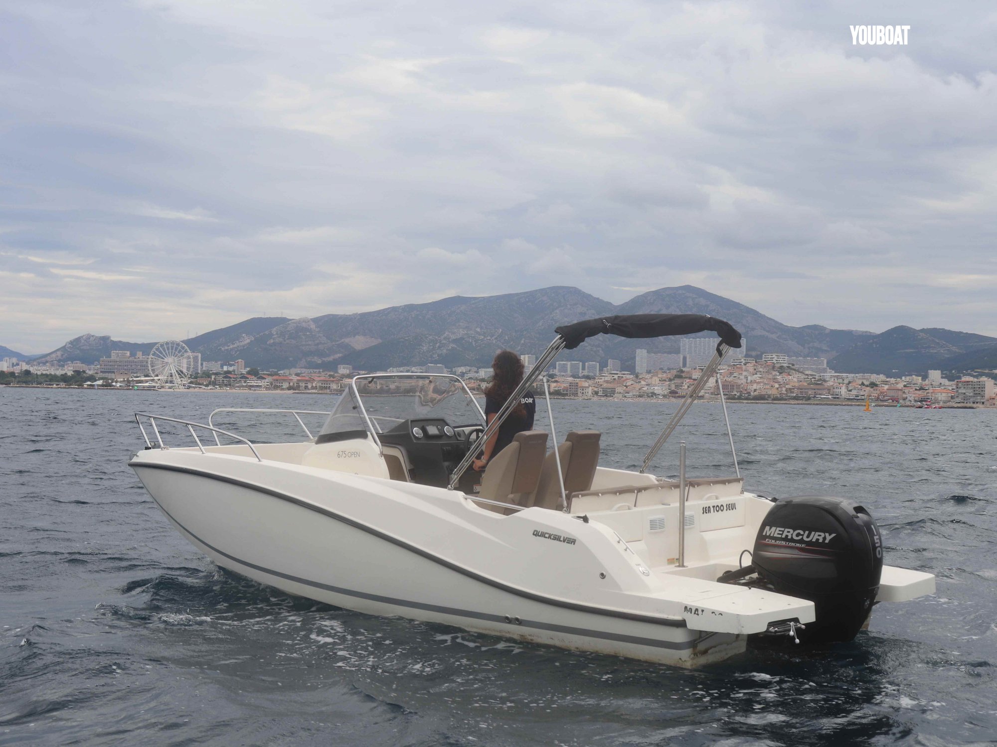 Vente Quicksilver 675 occasion - Bateau à Moteur Coque Open en Bouches ...